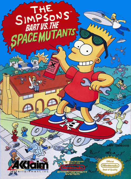 The Simpsons: Bart vs. The Space Mutants (RUS) - nesroms.ru